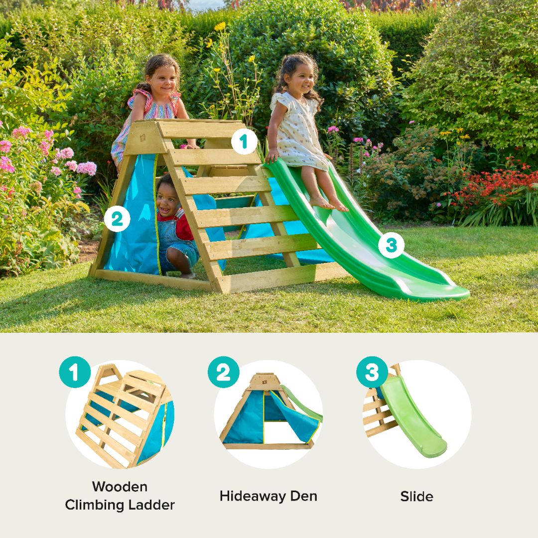 Wooden Toddler Climb And Slide Set For Early Play – TP Toys