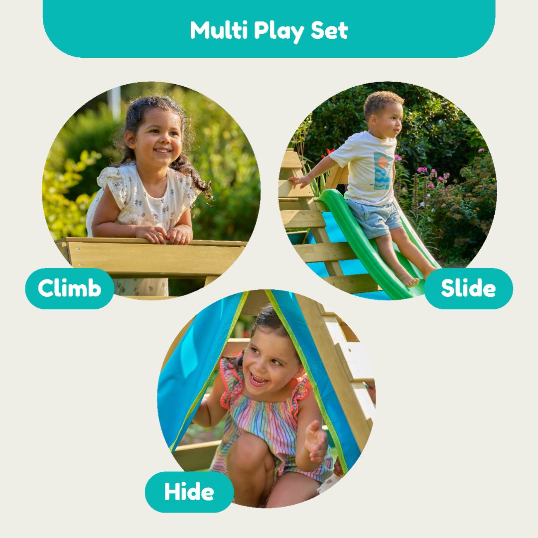 Wooden Toddler Climb And Slide Set For Early Play – TP Toys
