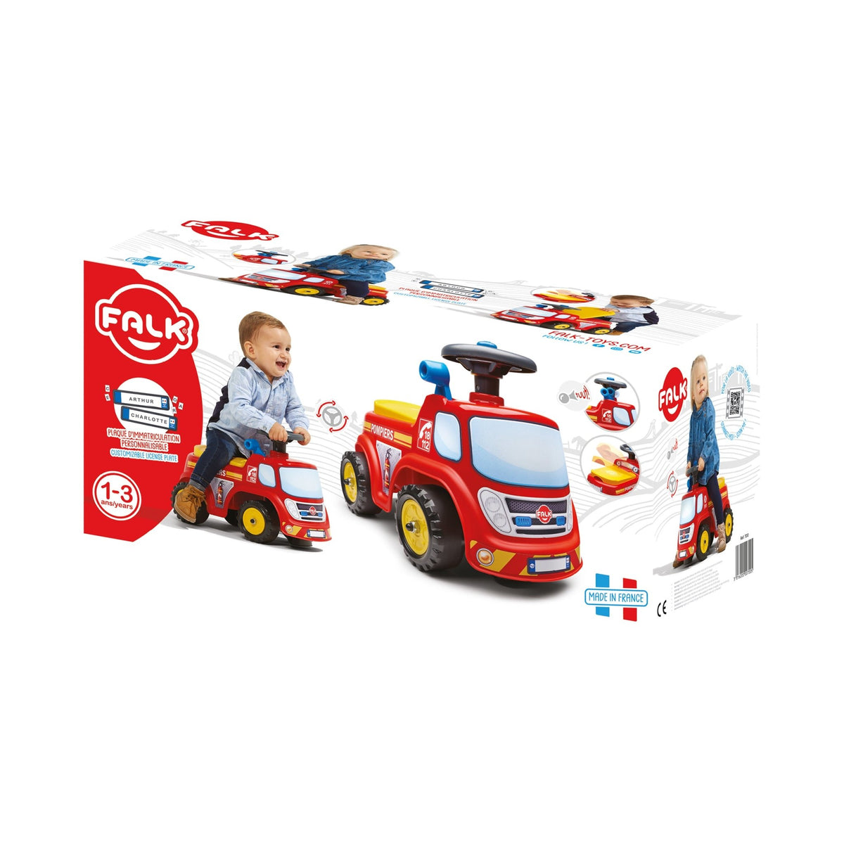 Falk Fire Engine Ride On#N# – TP Toys