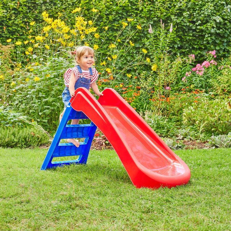 PalPlay Red & Blue Folding First Slide – TP Toys