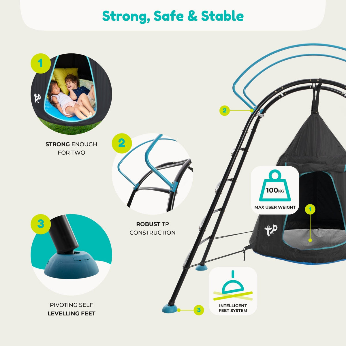TP UFO Den & Climbing Frame – TP Toys