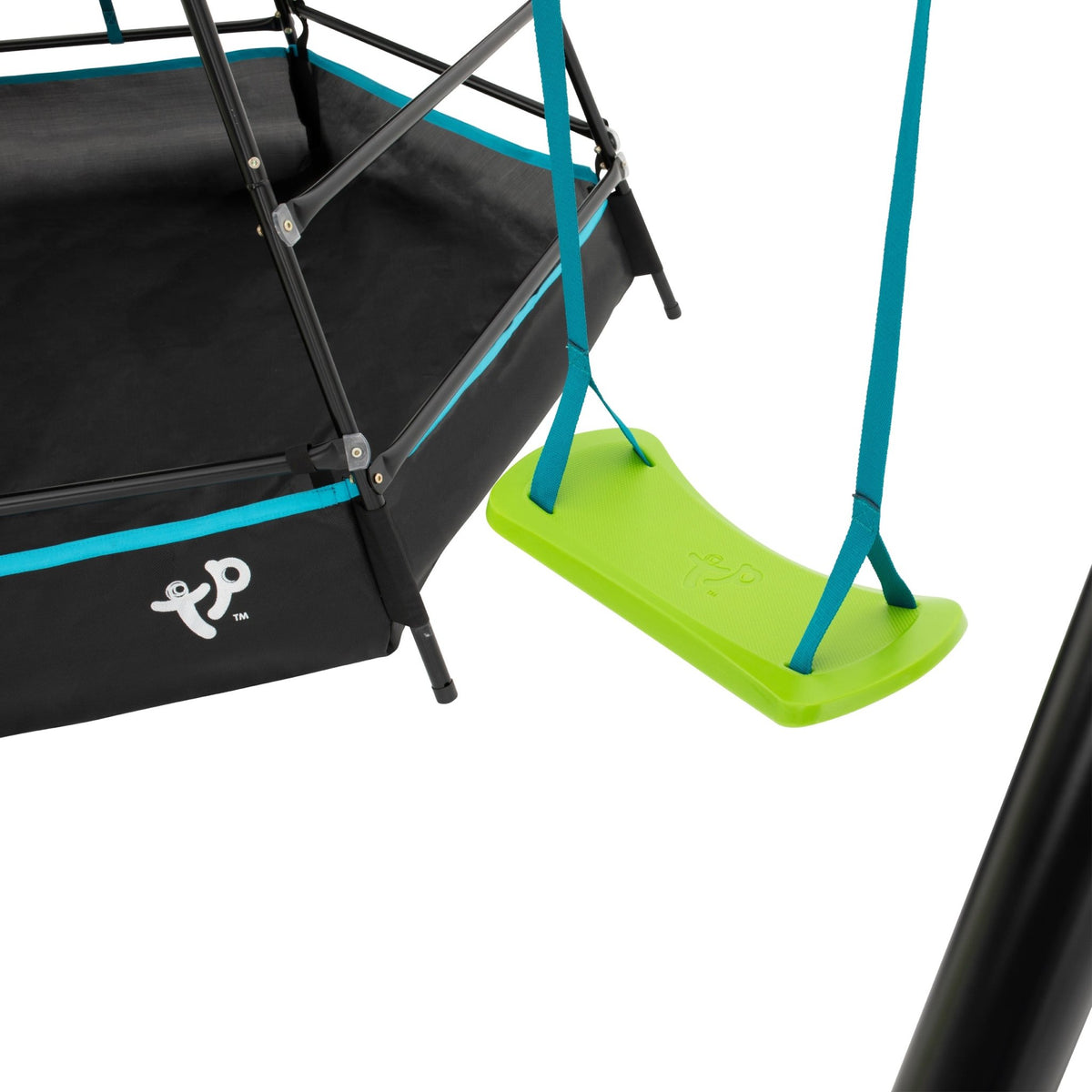 TP Explorer Metal Climbing Frame Set & Swing Black Edition – TP Toys