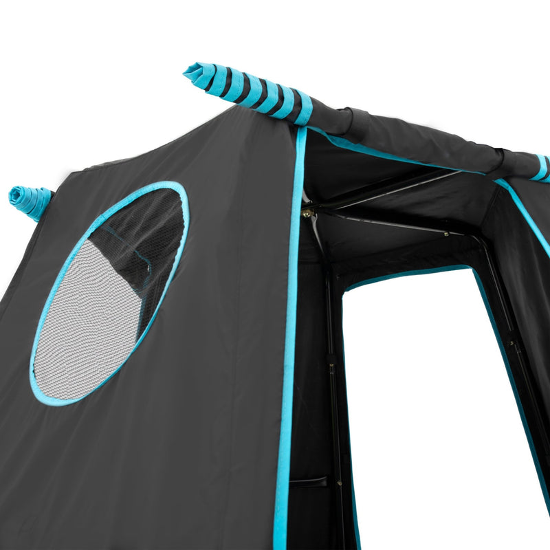 TP Explorer Metal Climbing Frame Set & Slide, Swing and Basketball Bla ...